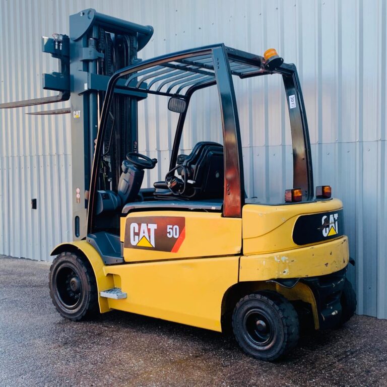 CAT EP50 USED 4 WHEEL ELECTRIC FORKLIFT (#3017)