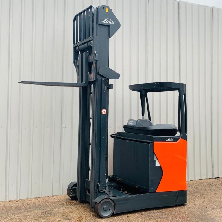LINDE R16 USED REACH FORKLIFT TRUCK (#3274)