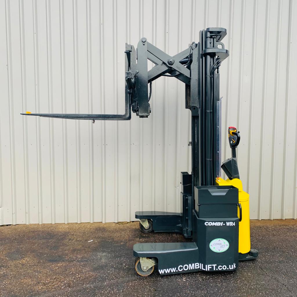 COMBILIFT WR4 USED ELECTRIC FORKLIFT PANTAGRAPH FORKS (#3826)