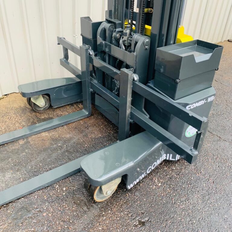 COMBILIFT WR4 USED ELECTRIC FORKLIFT PANTAGRAPH FORKS (#3836)