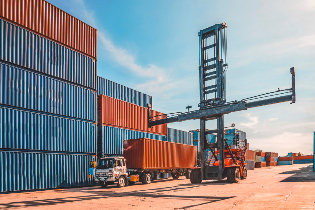 Best Forklift For Moving Shipping Containers | Trucks Direct