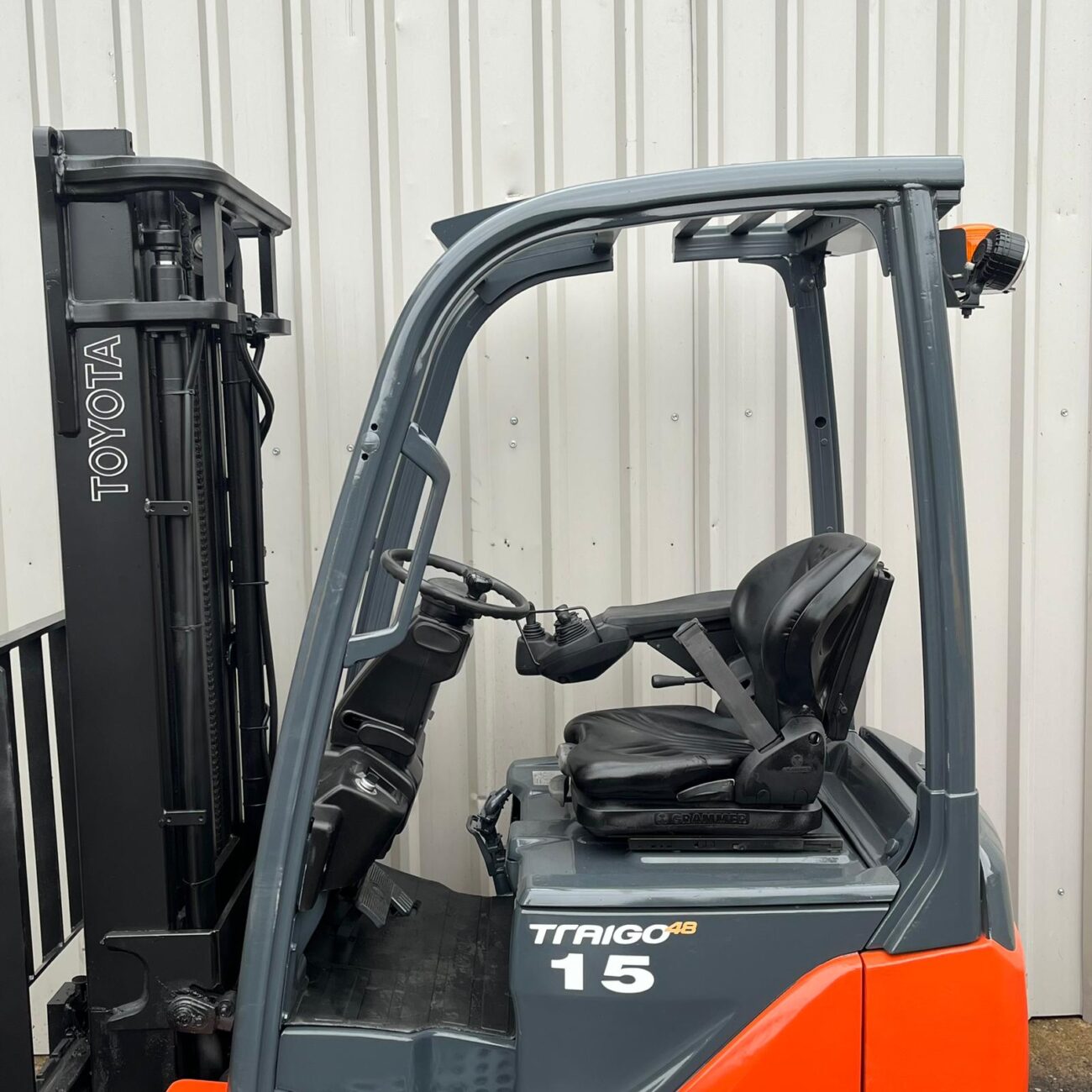 TOYOTA 8FBE15T USED 3 WHEEL ELECTRIC FORKLIFT (#4436)