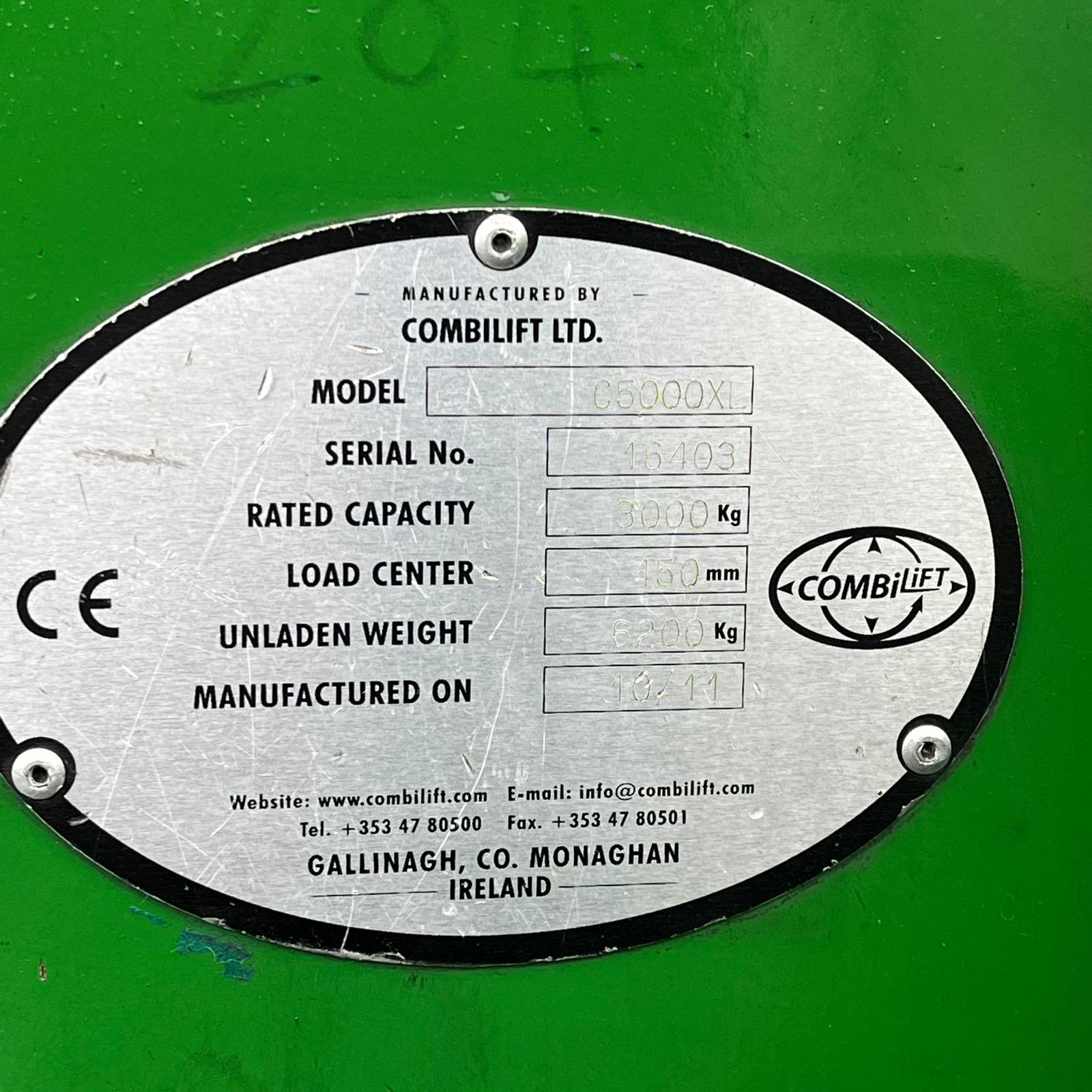 COMBILIFT C5000 USED GAS FORKLIFT - 3000kgs (#4589)