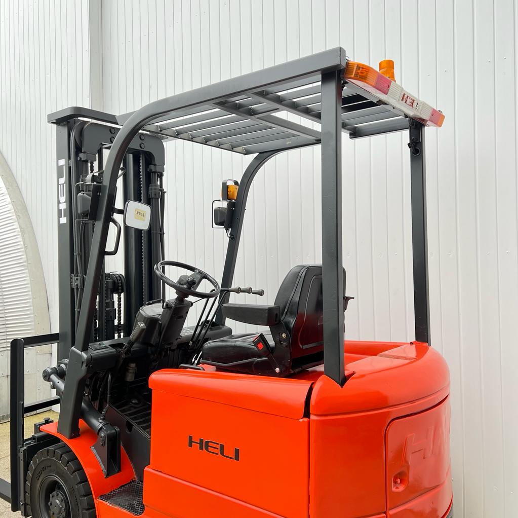 HELI HFB15 USED 4 WHEEL ELECTRIC FORKLIFT - 5000MM LIFT (#5148)