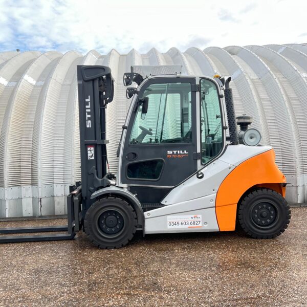 STILL RX70-50-600. USED DIESEL FORKLIFT - 3300mm Lift - FULL CAB (#5359)