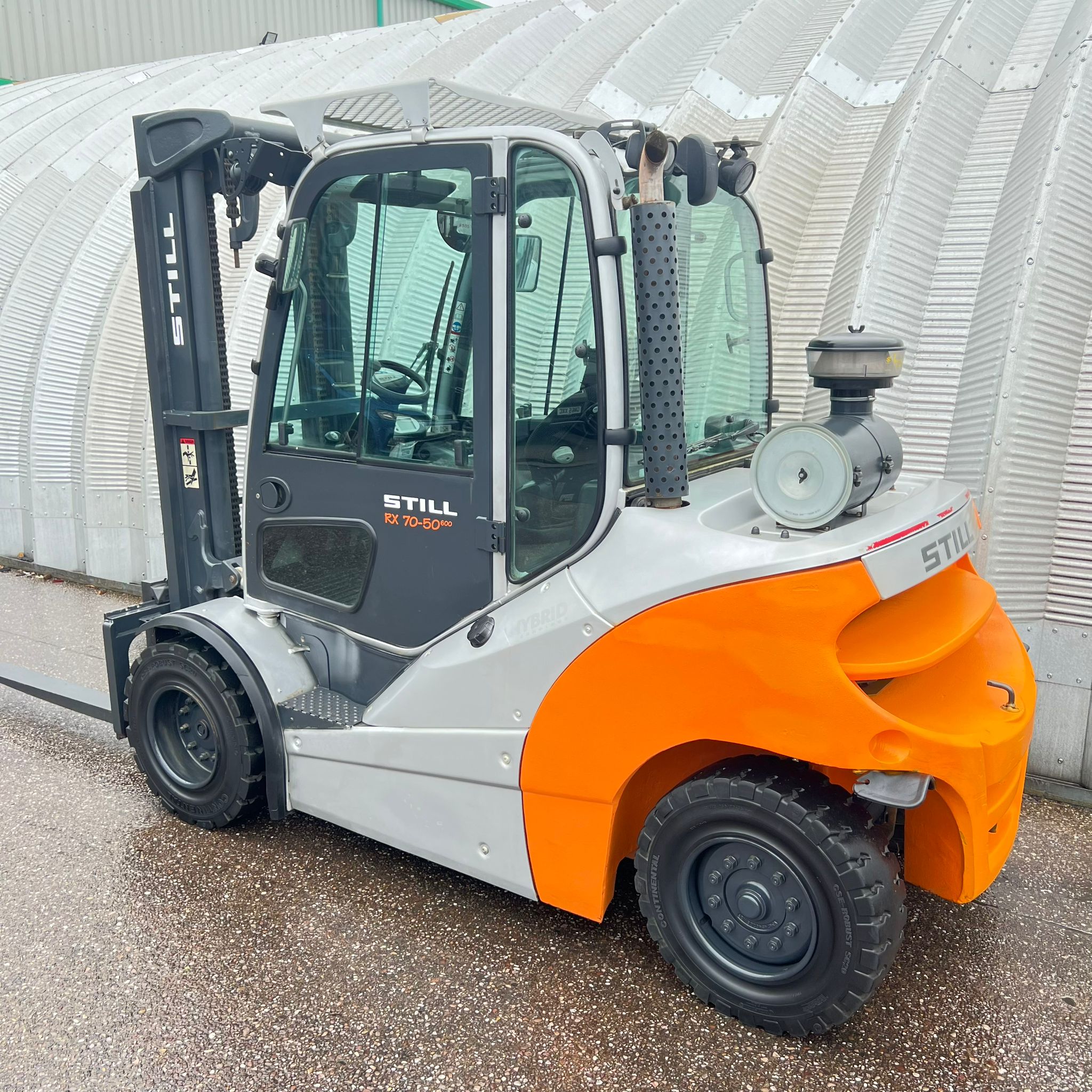 STILL RX70-50-600. USED DIESEL FORKLIFT - 3300mm Lift - FULL CAB (#5357)