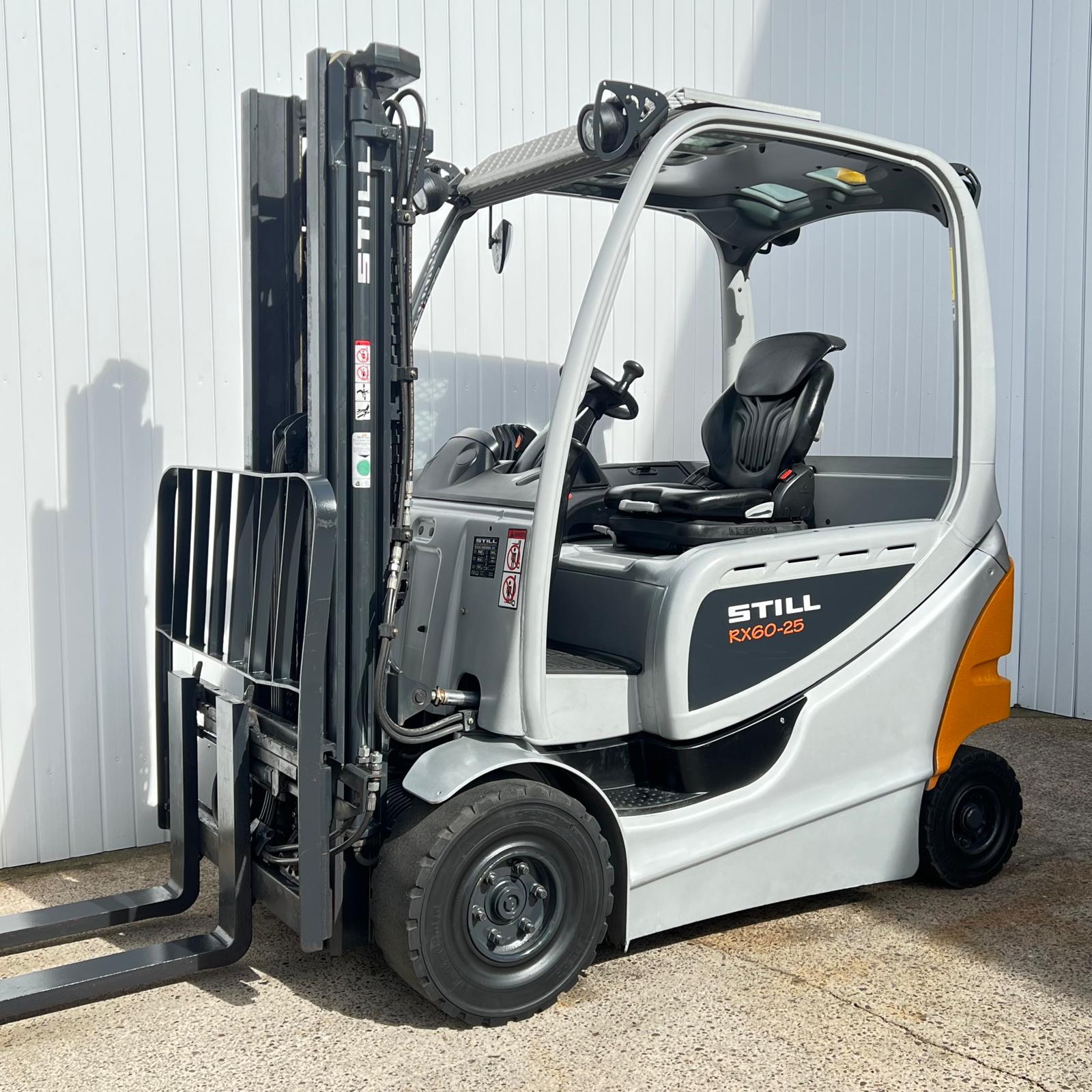 STILL RX60-25 USED 4 WHEEL ELECTRIC FORKLIFT - 3200MM LIFT (#5455) THIS ...