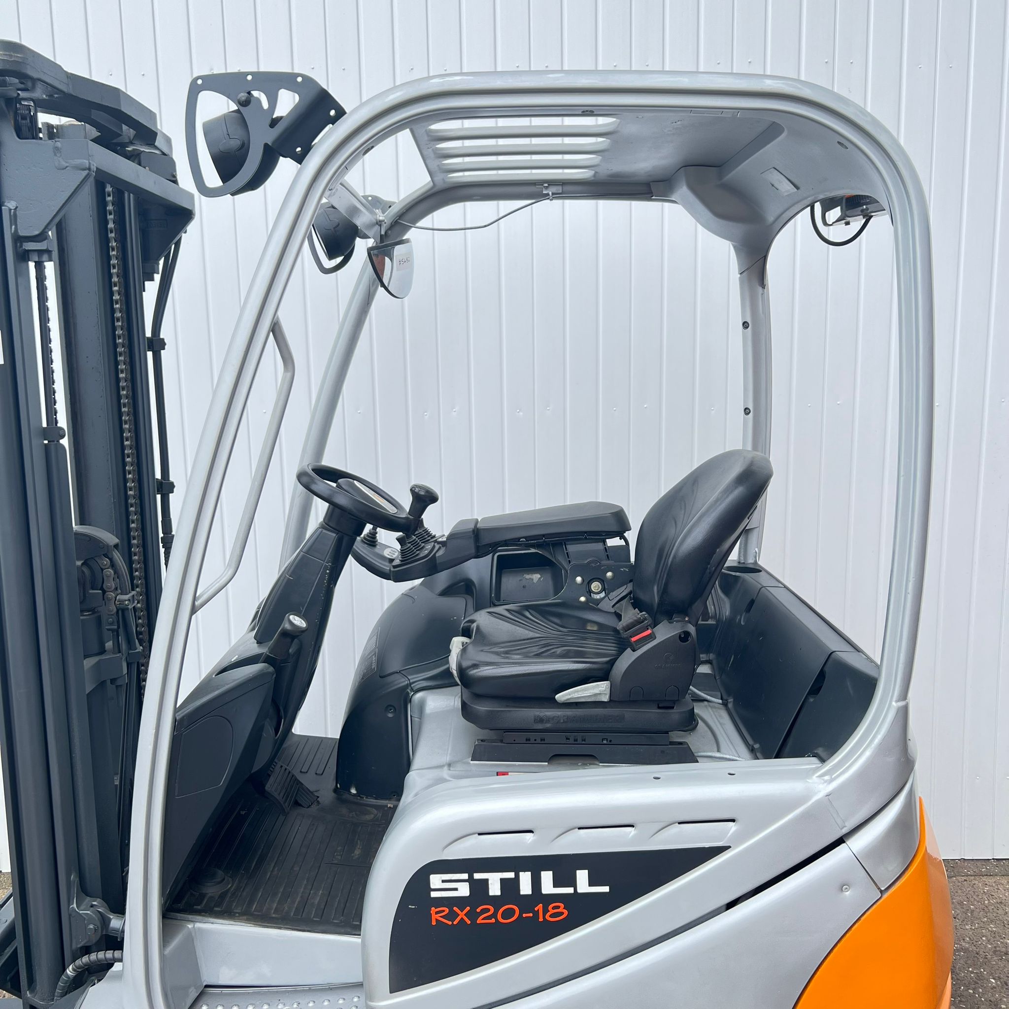 STILL RX20-18. USED 3 WHEEL ELECTRIC FORKLIFT - 4750mm Lift (#5482)