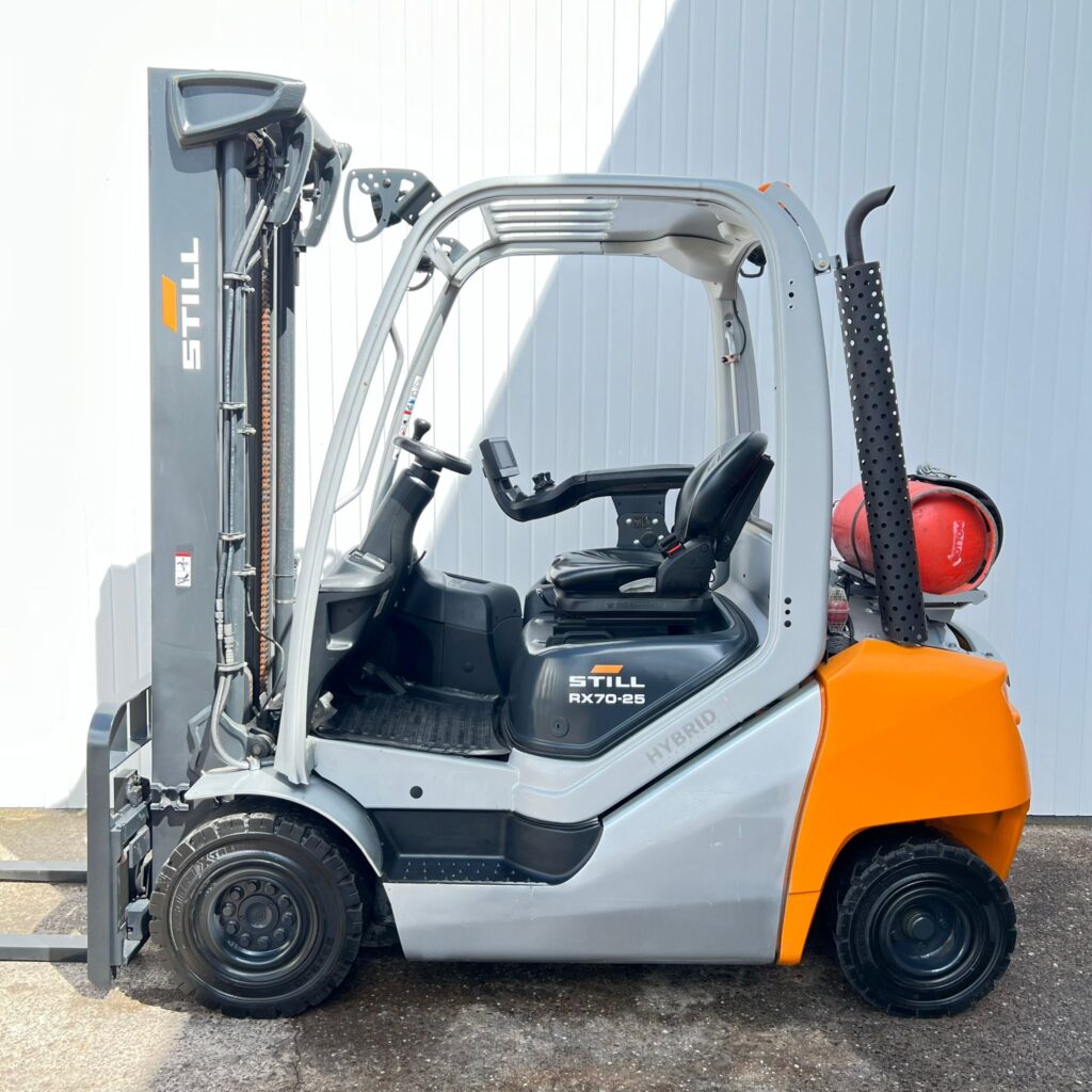 STILL RX70-25T. USED GAS FORKLIFT - 3600MM LIFT - 529 HOURS - EX DEMO ...