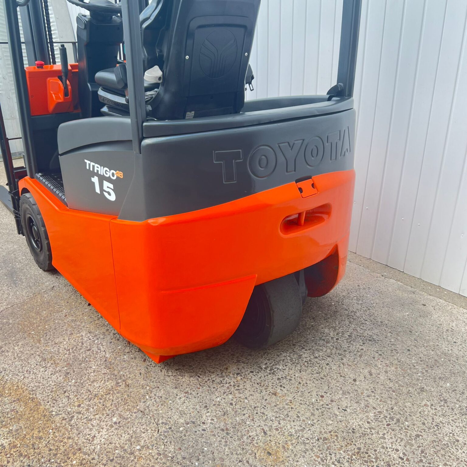 TOYOTA 7FBEST15 USED 3 WHEEL ELECTRIC FORKLIFT - 3300MM LIFT - (#5605 ...