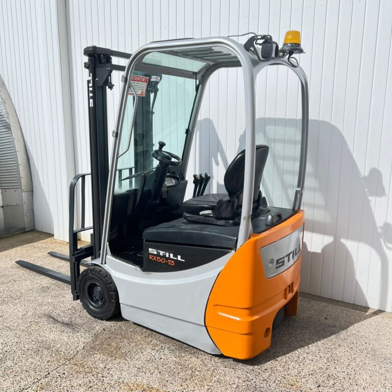 STILL RX50-13 USED 3 WHEEL ELECTRIC FORKLIFT - 3270mm Lift - 1300KGS ...