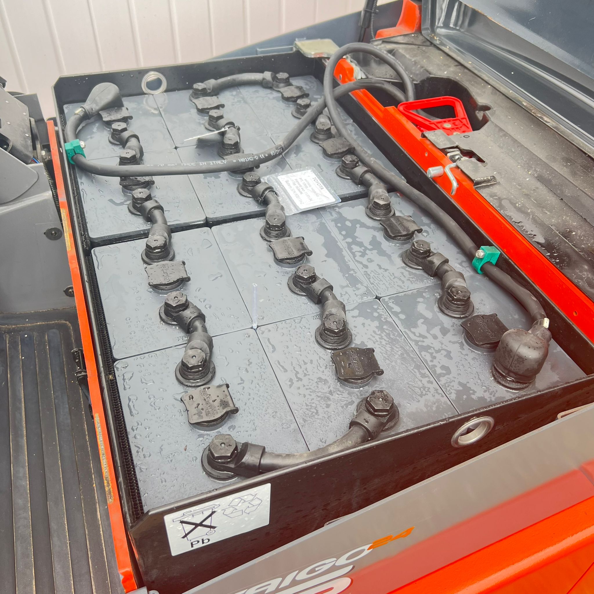 TOYOTA 7FBEST15 USED 3 WHEEL ELECTRIC FORKLIFT - 4300MM LIFT - 457 ...