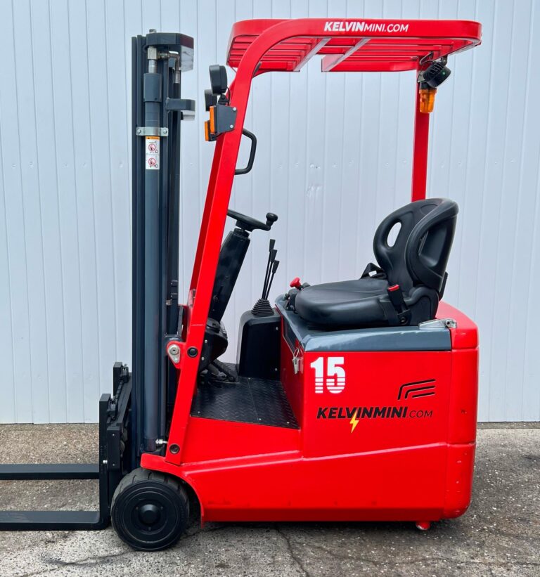 Kelvin Mini 15. Used 3 Wheel Ultra Compact Electric Forklift. 2700mm ...