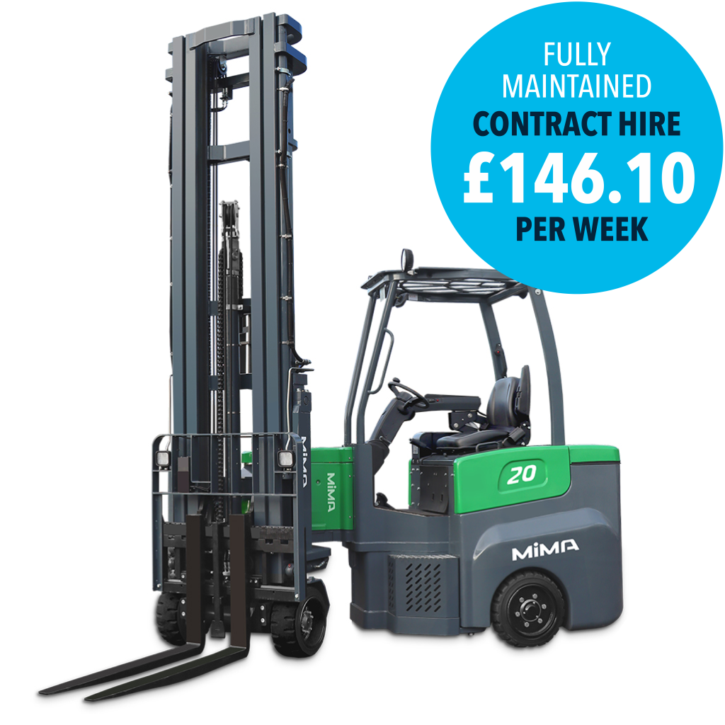 MiMA Mj20 Lithium Articulated Forklift | 7500mm Lift | Capacity 2000Kgs ...