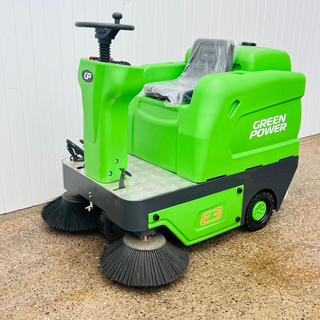 Ride On Floor Sweeper | Greenpower E3 | Commercial Cleaning | 80L Tank ...